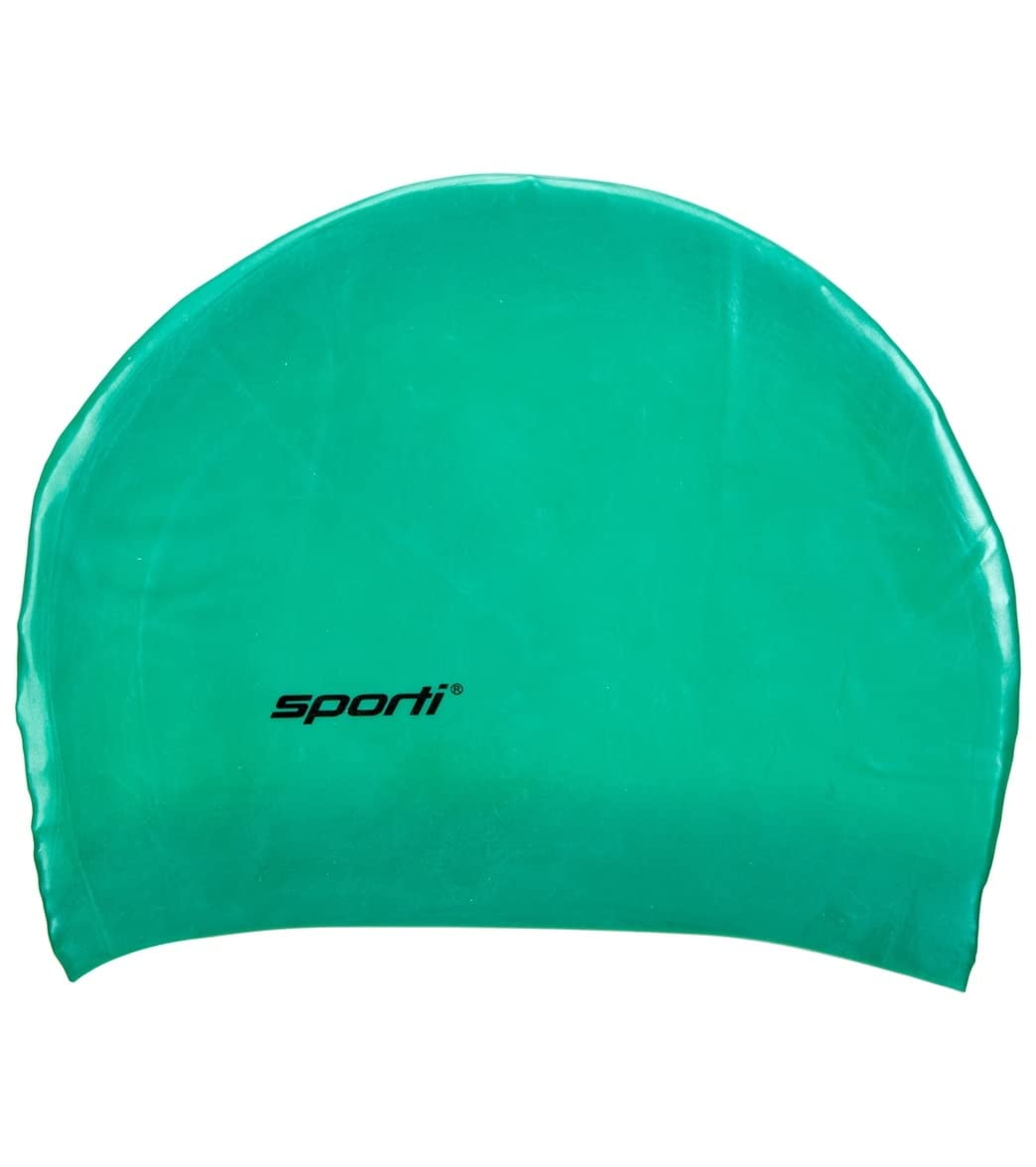 Sporti Silicone Swim Cap for Long Hair, Snug Fit, Latex-Free - Walmart.com
