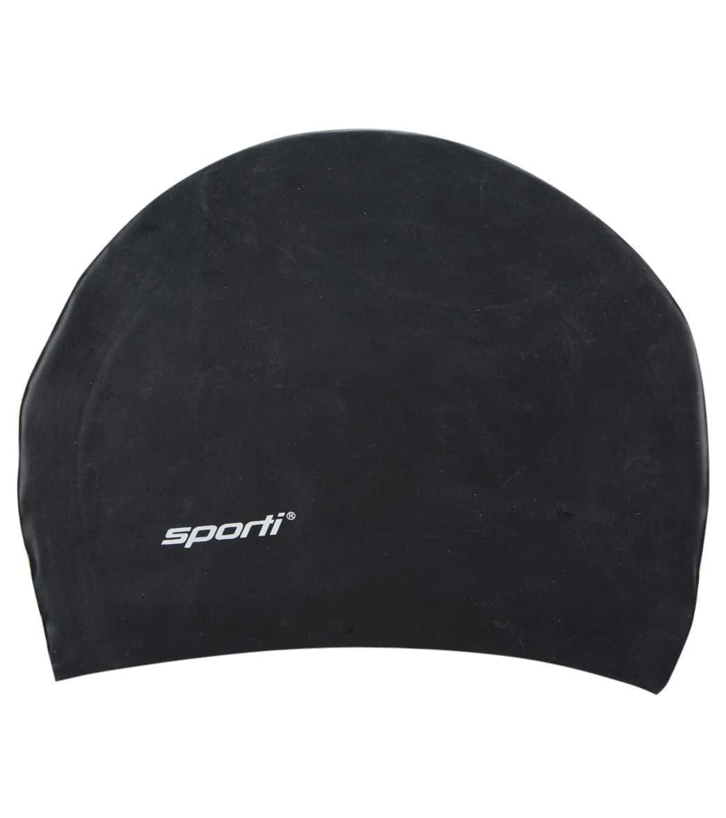 Sporti Silicone Swim Cap for Long Hair, Snug Fit, Latex-Free - Walmart.com
