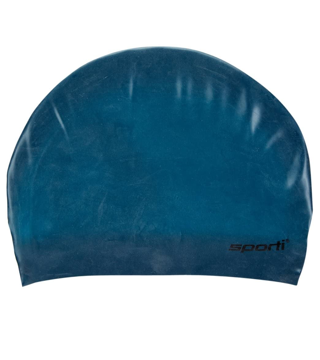 Sporti Silicone Swim Cap for Long Hair, Snug Fit, Latex-Free - Walmart.com
