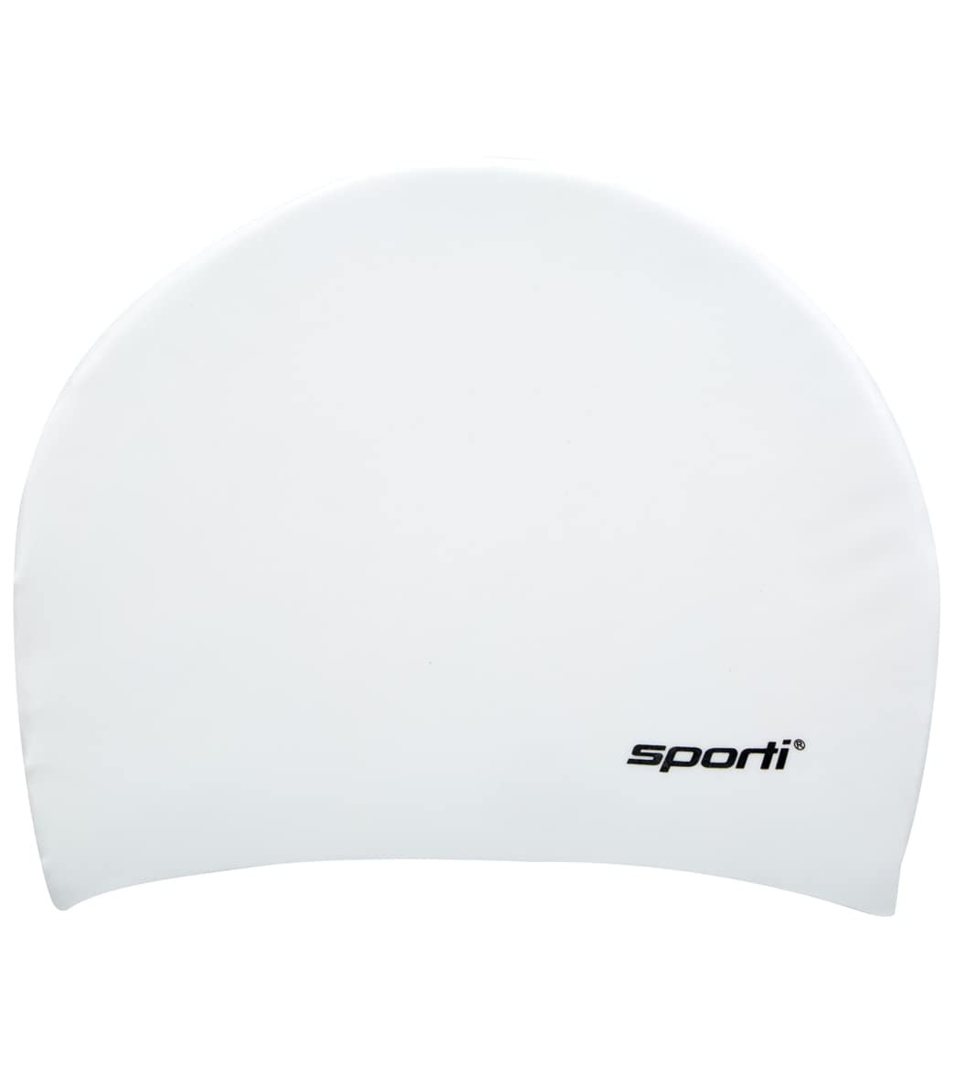 Sporti Silicone Swim Cap for Long Hair, Snug Fit, Latex-Free - Walmart.com