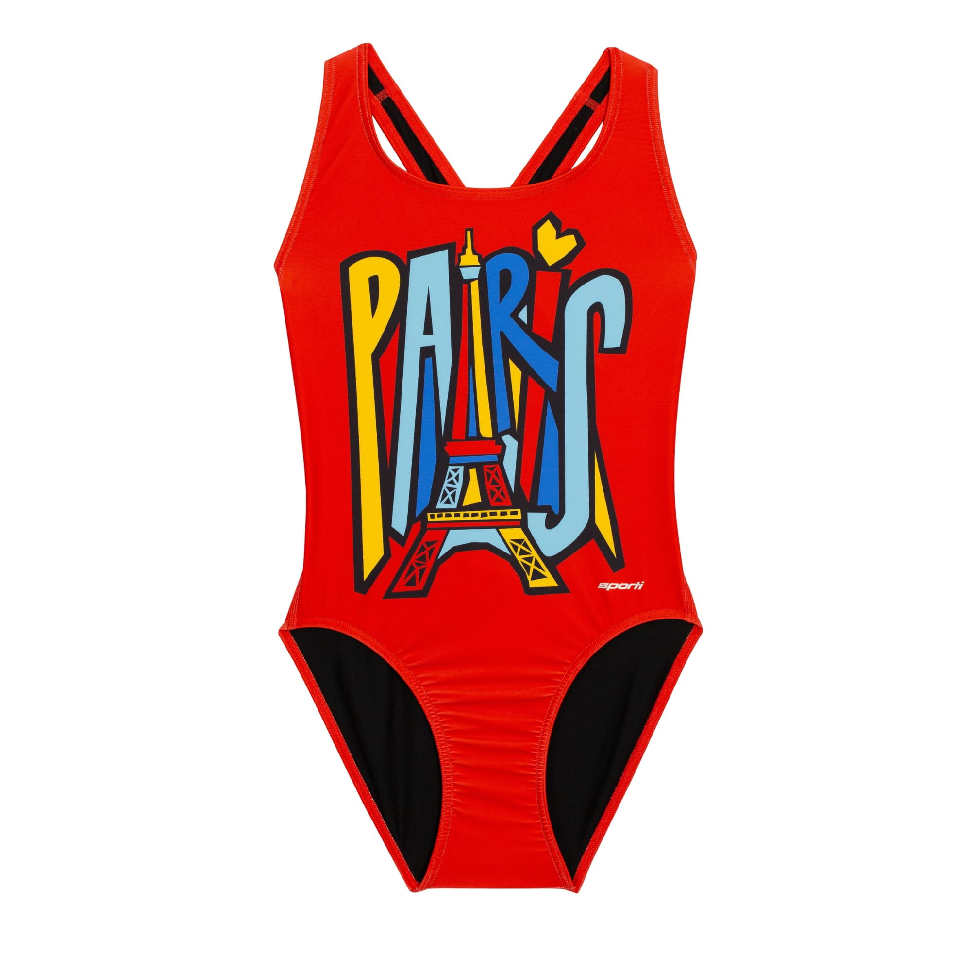 Sporti Paris Trend Setter One Piece Swimsuit, High Cut, Unpadded (Women ...