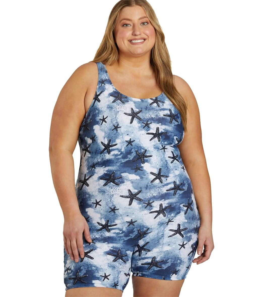 Sporti Sanibel Island Plus Size Unitard Swimsuit, Lycra Xtra Life, 4 ...