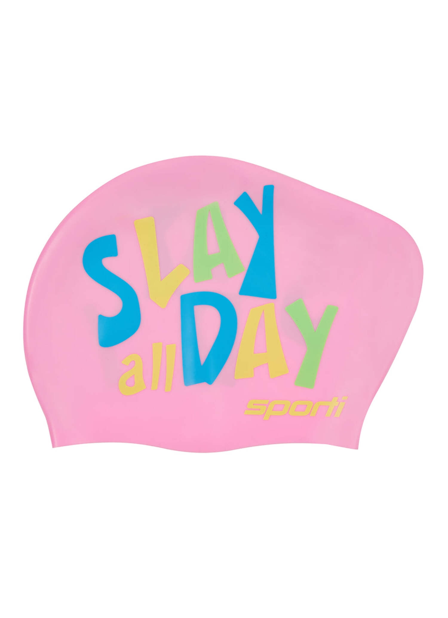 Sporti Slay All Day Long Hair Bun Silicone Swim Cap - Walmart.com