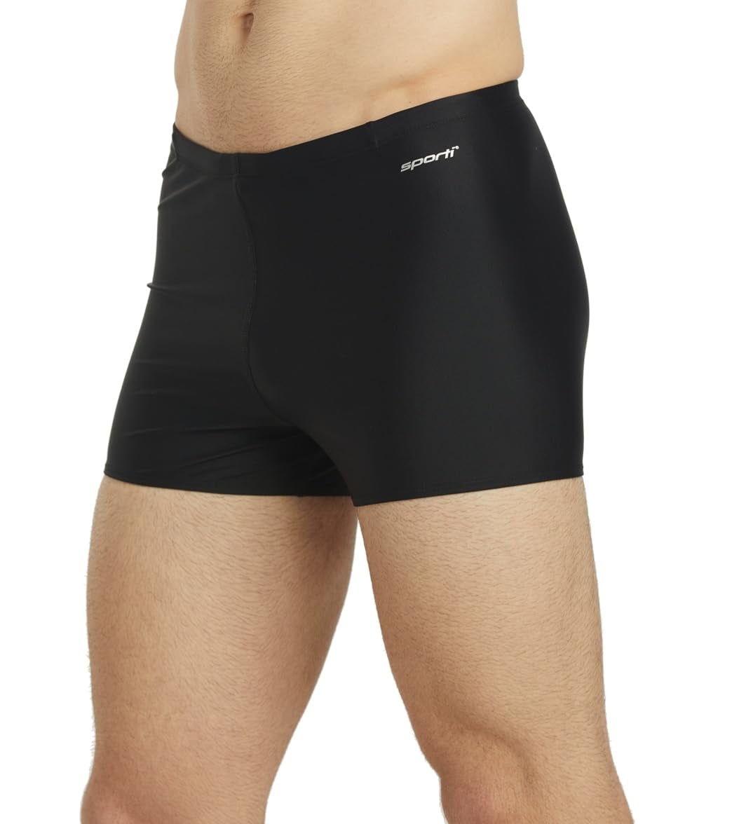 Sporti Solid Swim Square Leg Swimsuit, Briefs (Men’s) - Walmart.com