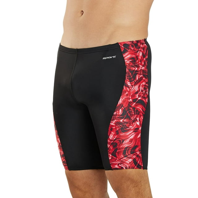 Sporti Sonic Bloom Splice Jammer Swimsuit, Lycra Xtra Life, 4-Way ...