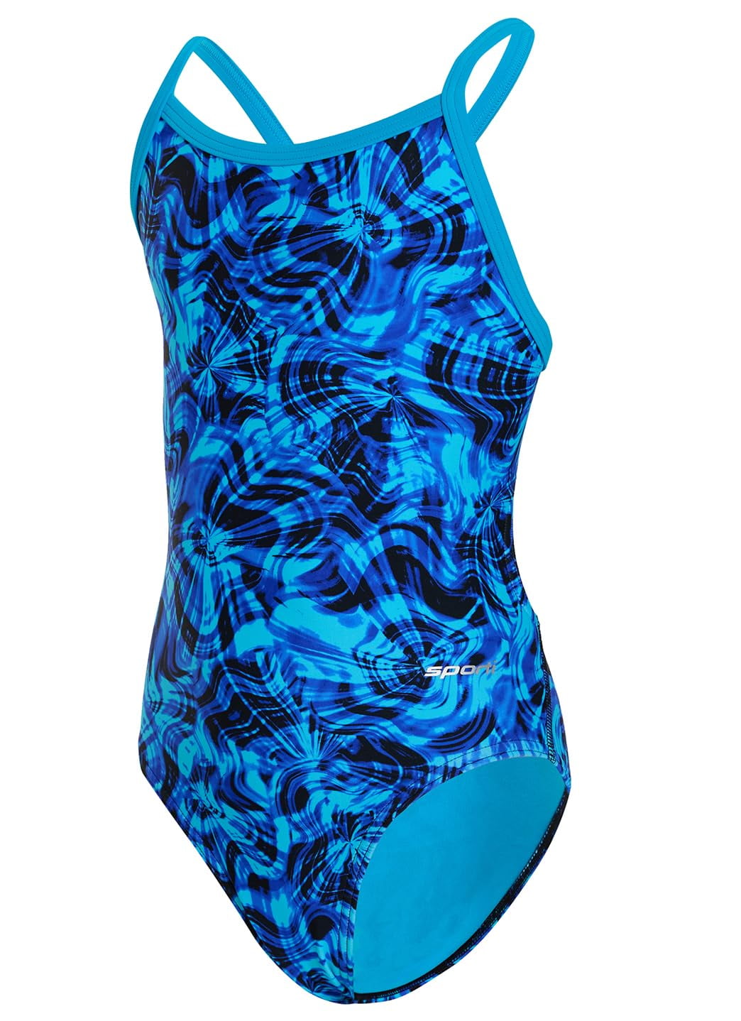 Sporti Stingray Fever Thin Strap One Piece Swimsuit, Unpadded, High Cut ...