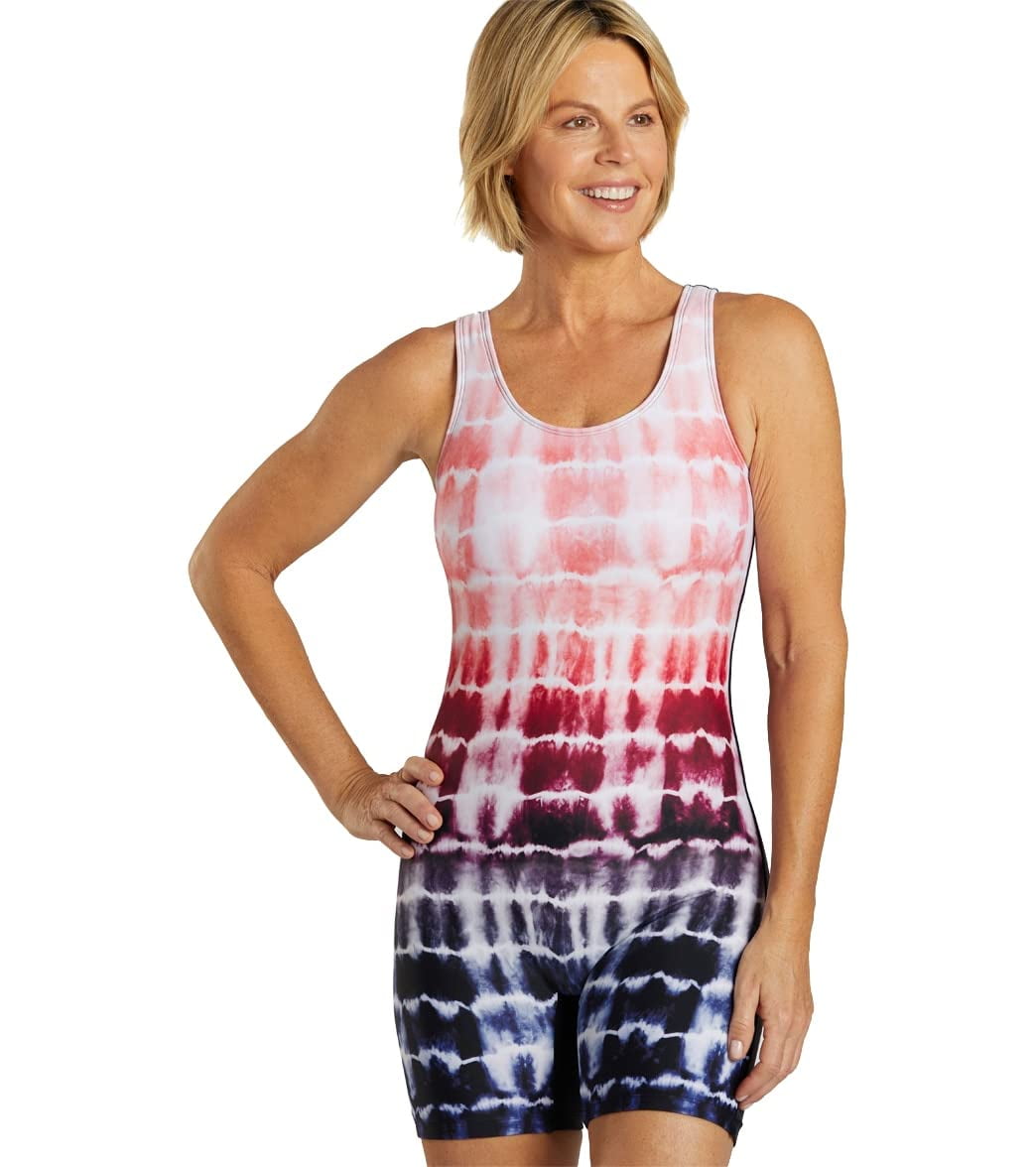 Sporti Unitard One Piece Swimsuit - Chlorine Resistant, UPF 50+, Full ...