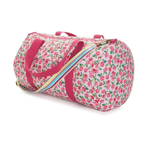 Sporti x Emma Weyant Garden Rose Weekender Bag, Zipper Closure, Inner ...