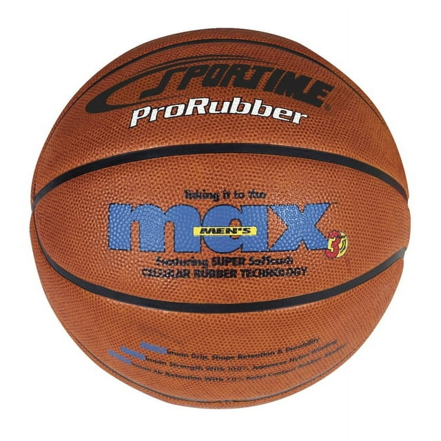 Sportime 017075 Max Junior 27.5 In. Prorubber Basketball- Tan - Walmart.com