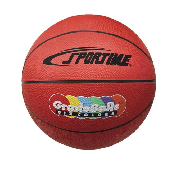 Sportime 27 In Gradeball Rubber Junior Basketball, Red - Walmart.com