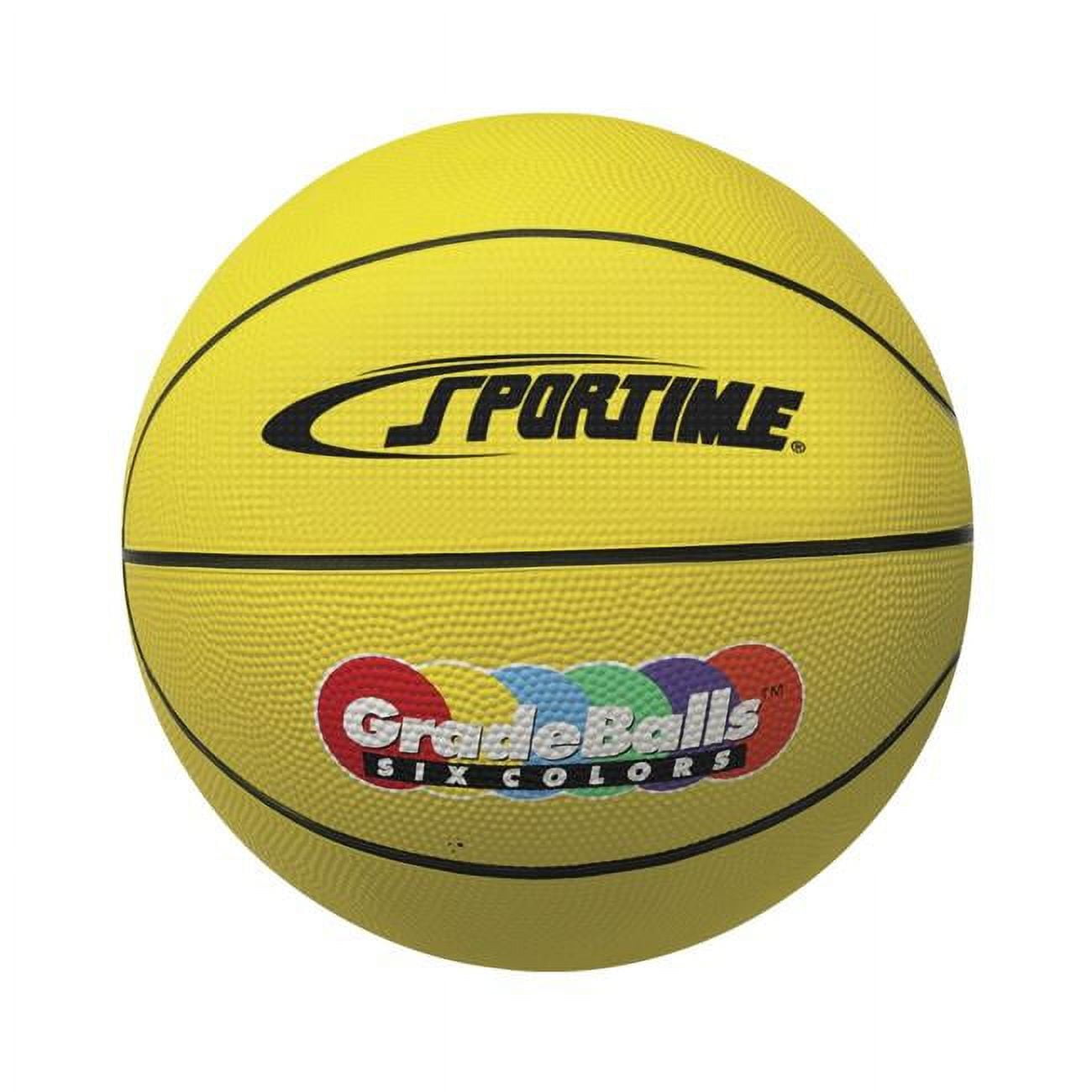 Sportime 27 in. Gradeball Rubber Junior Basketball, Yellow - Walmart.com