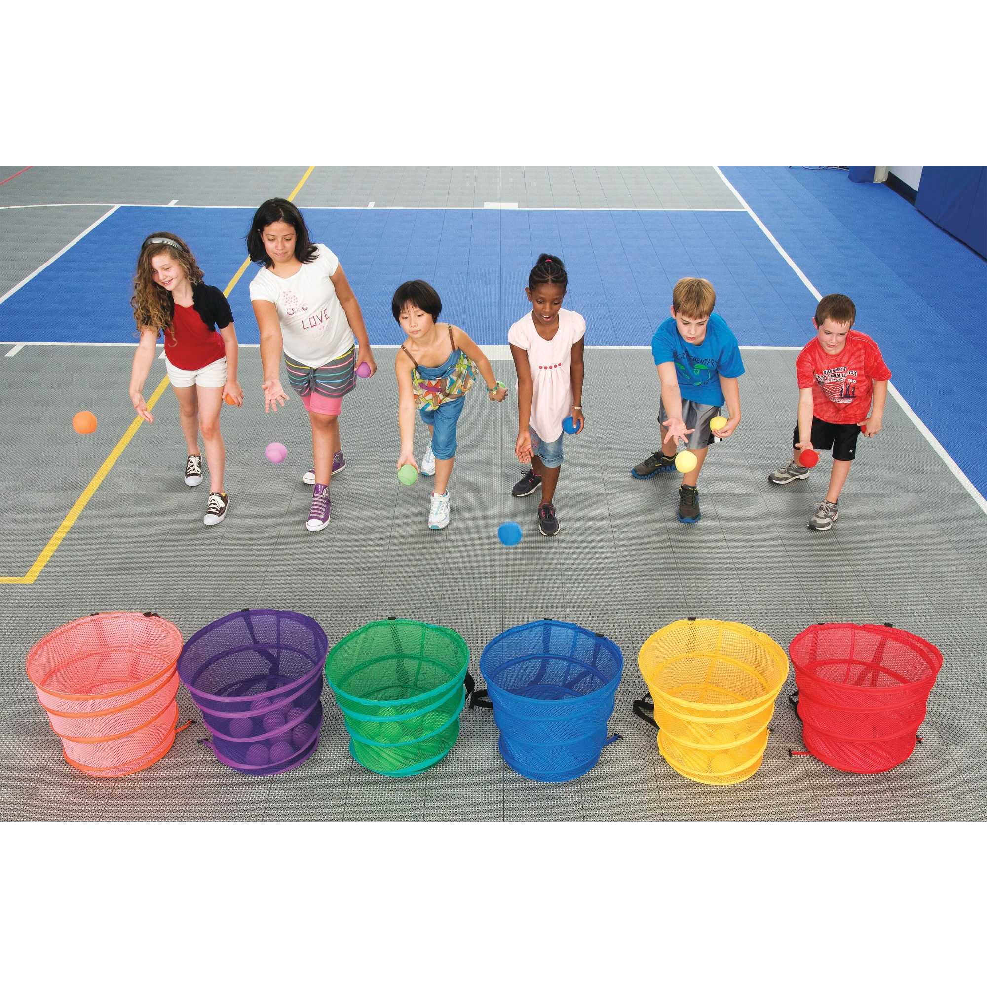 Sportime 6-Team Pursuit Ball Game, Set of 6 Goals and 72 Balls ...