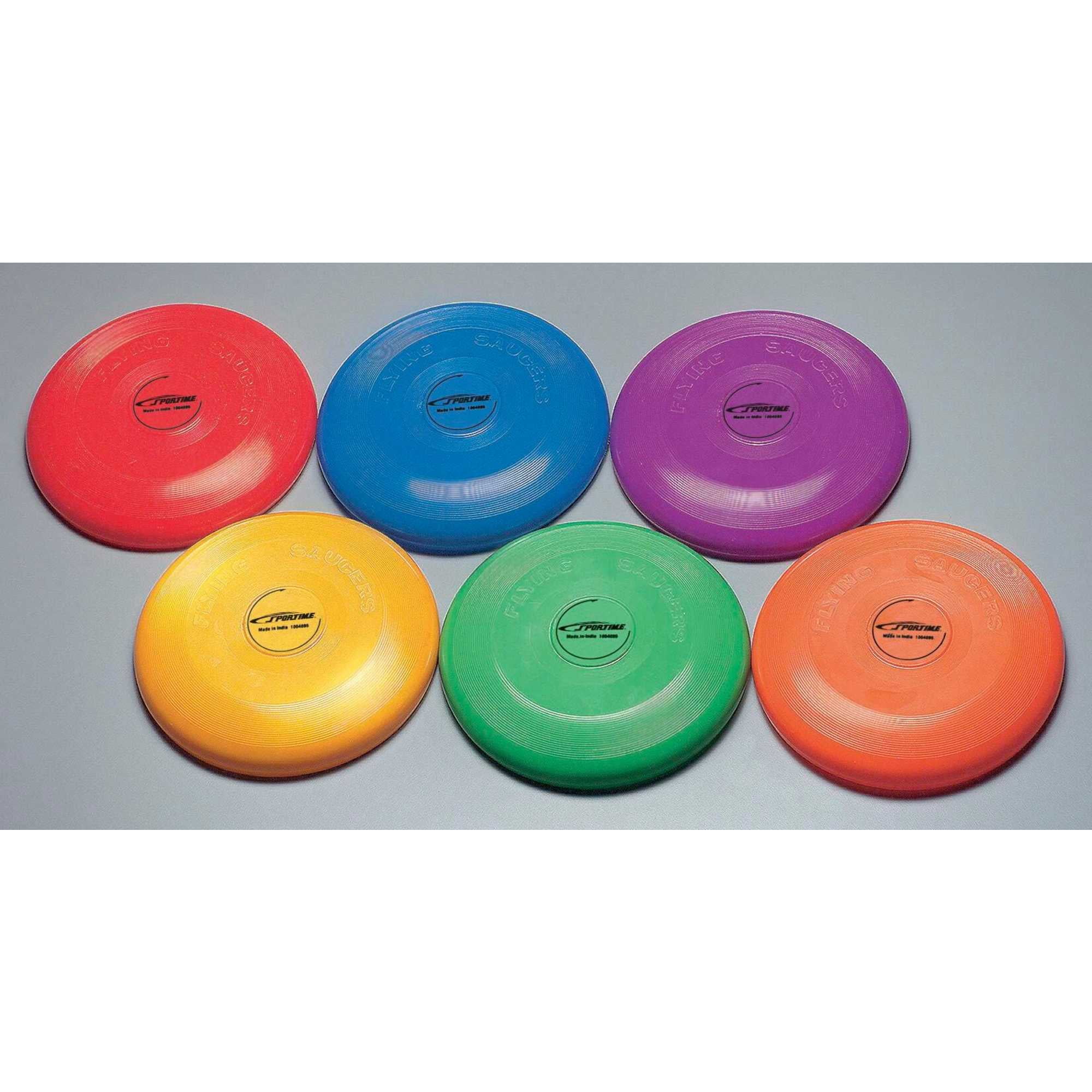 Sportime Soft Edge Indoor Flying Discs for Kids, 9 Inches, Throwing ...