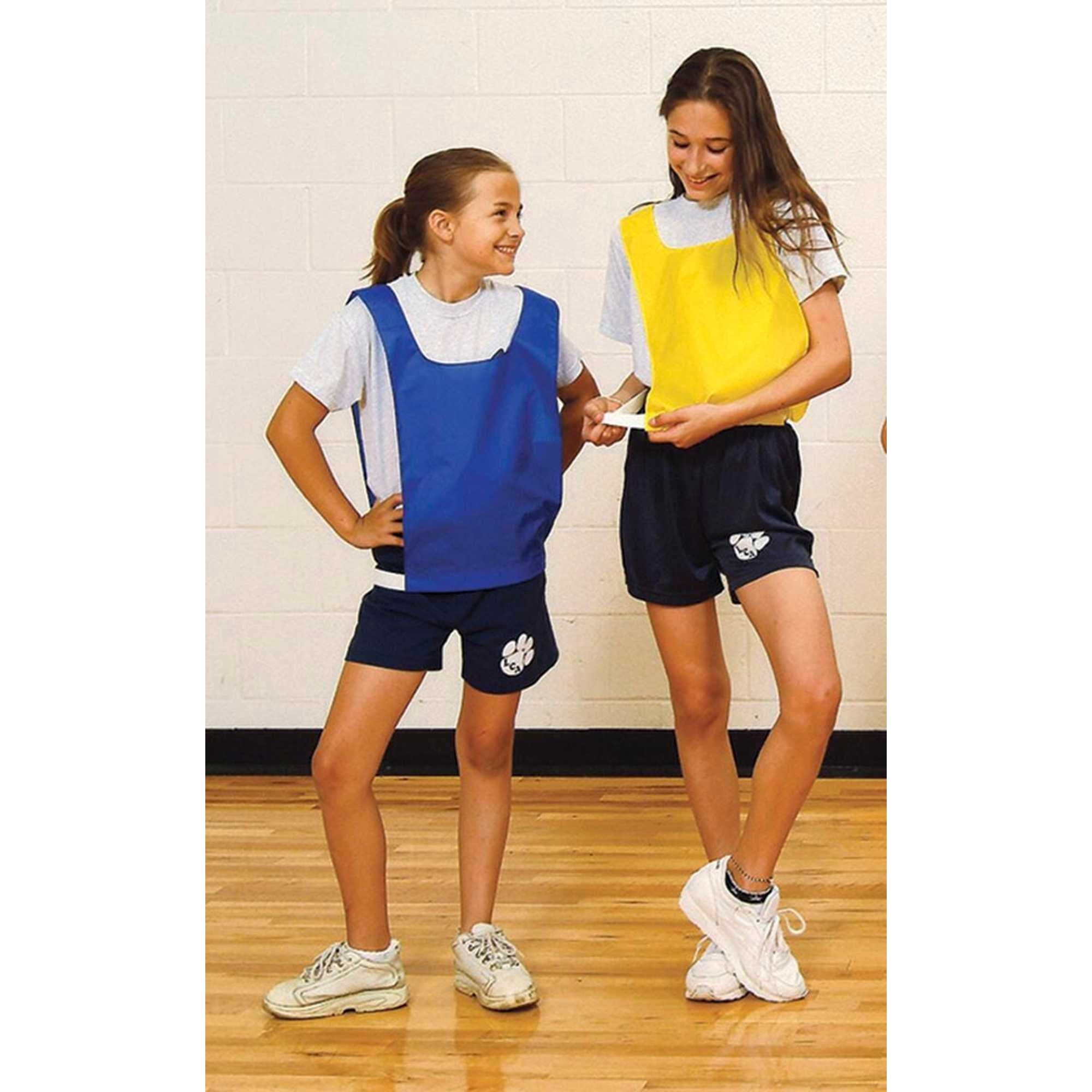 Sportime Full Pinnie, 22 x 12 Inches, Grades 4 and Up, Red - Walmart.com