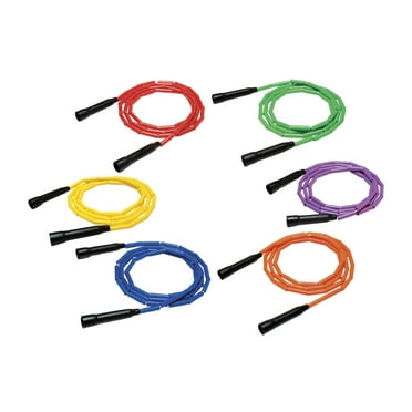 Sportime Jump Ropes, 8 Feet, Assorted Colors, Set of 6 - Walmart.com
