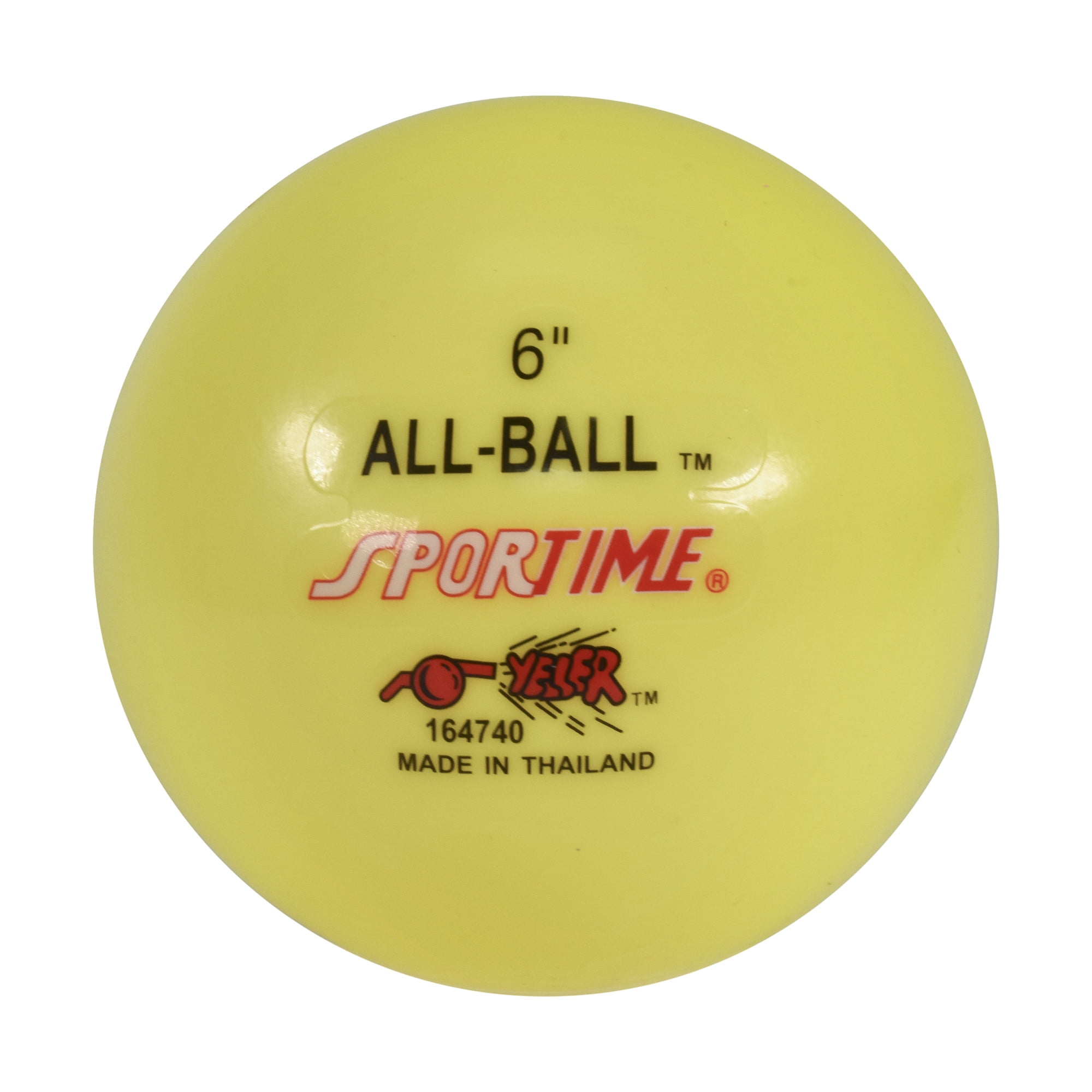 Sportime Inflatable All-Ball, Multi-Purpose, 6 Inches, Yellow, Each ...