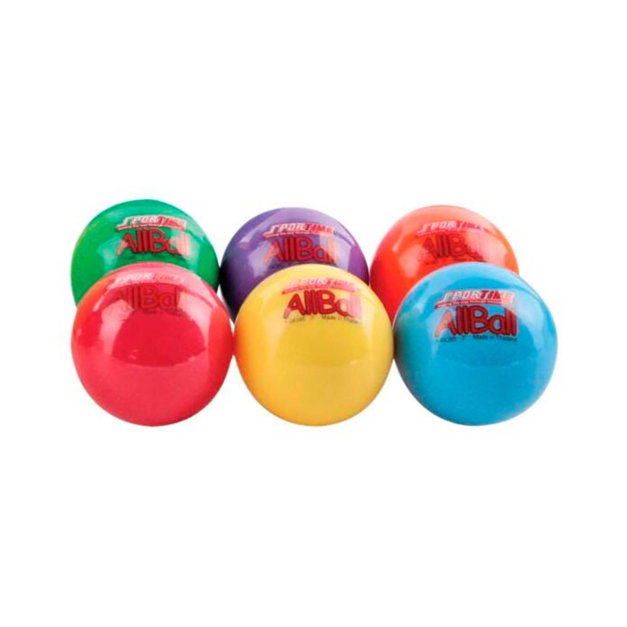Sportime Inflatable All-Balls, Multi-Purpose, 3 Inches, Assorted Colors ...