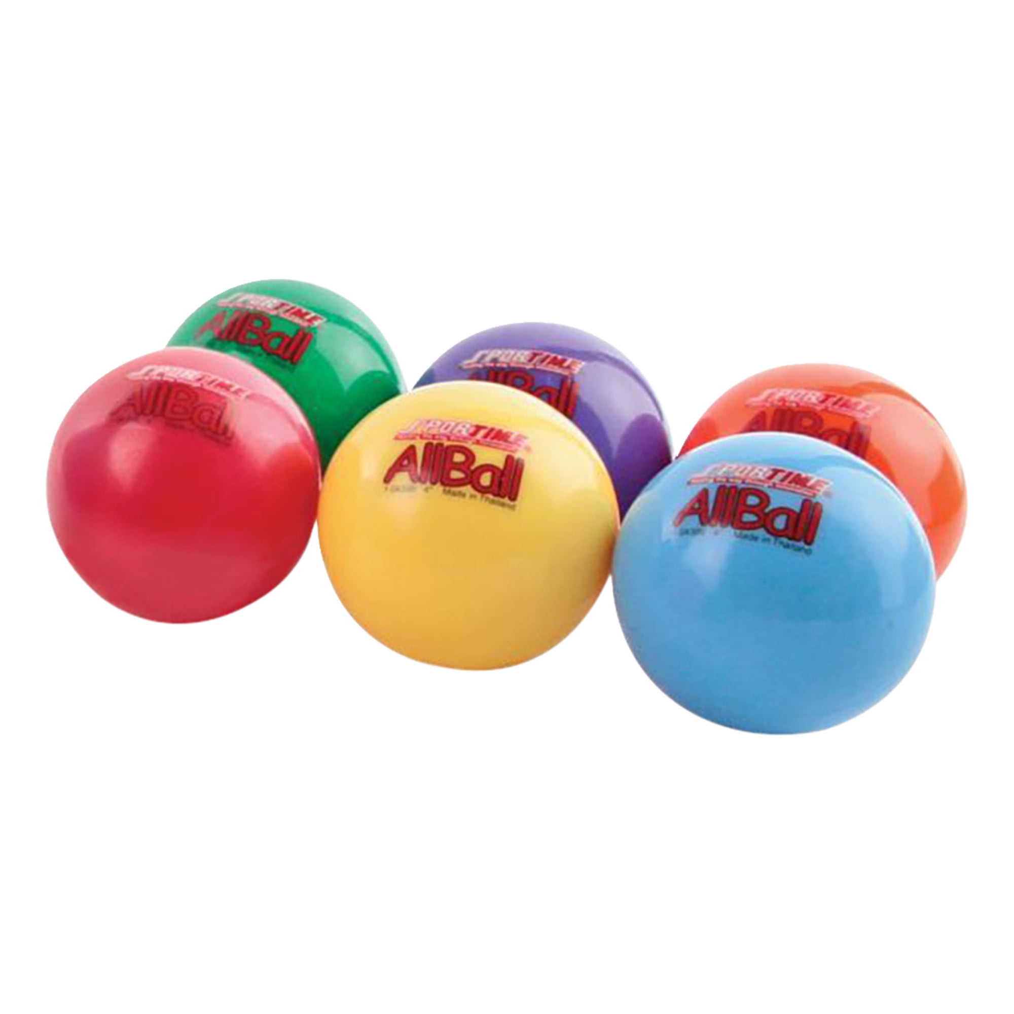 Sportime Inflatable All-Balls, Multi-Purpose, 4 Inches, Assorted Colors ...