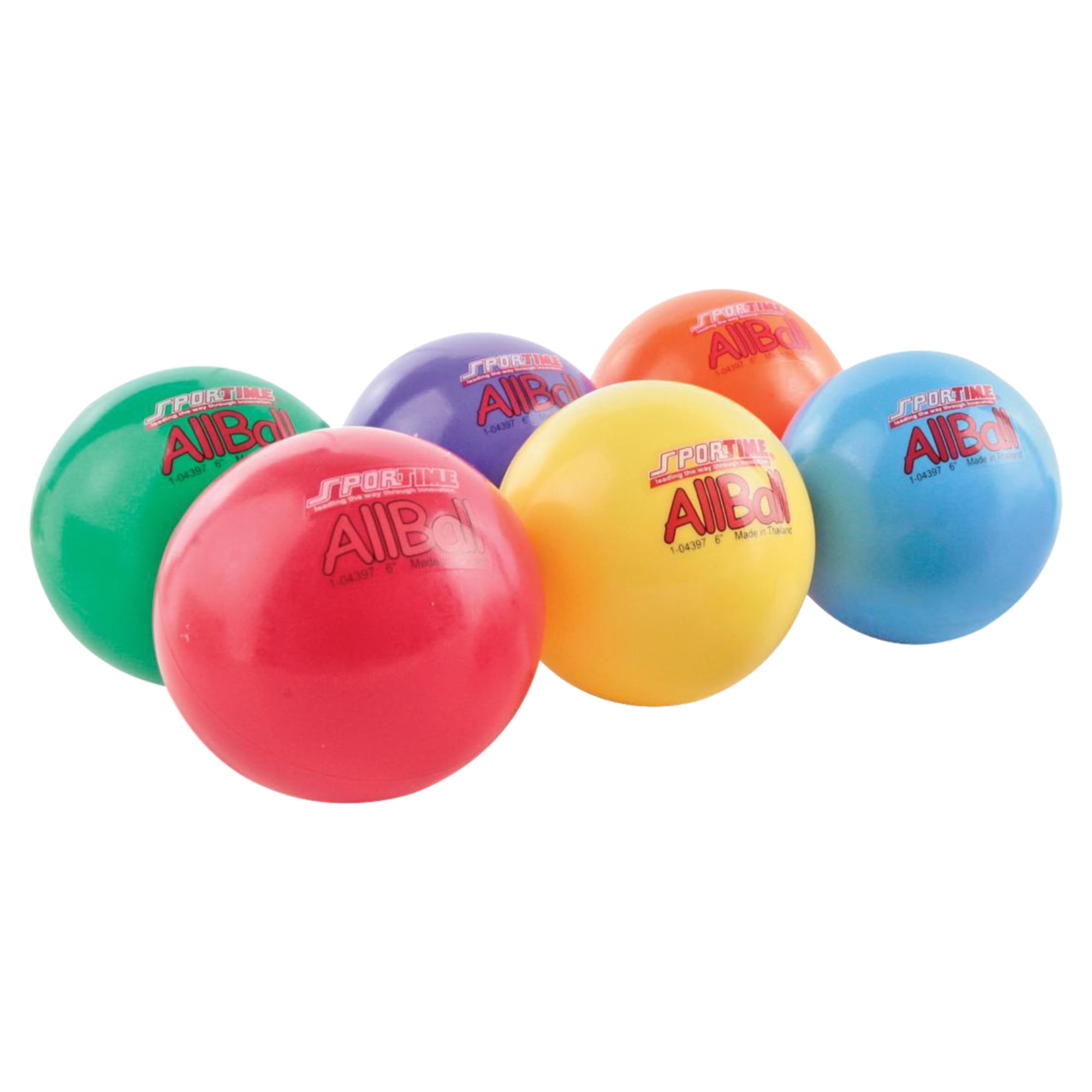 Sportime Inflatable All-Balls, Multi-Purpose, 6 Inches, Assorted Colors ...
