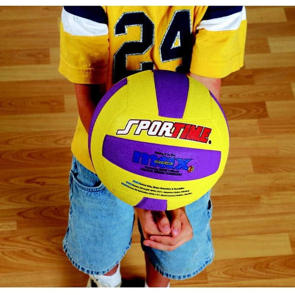 Sportime Max Rubber Cover Nylon Winding Volleyball - Walmart.com