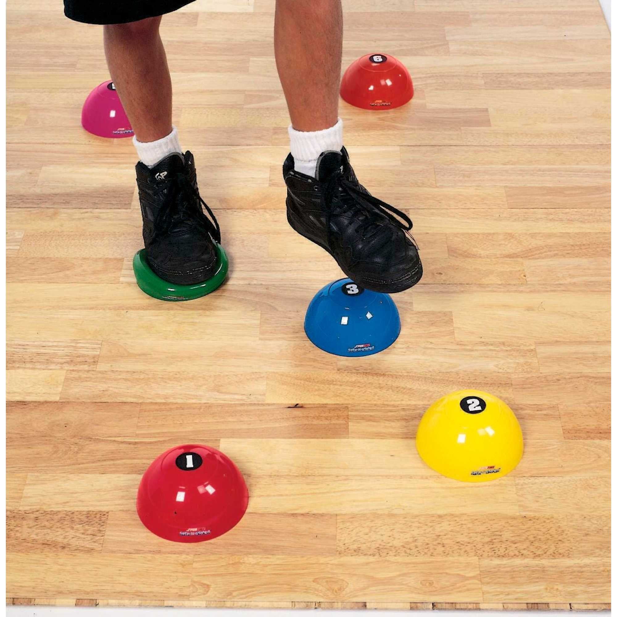Sportime Numbered Step-N-Stones, 2-5/8 x 5-1/4 Inches, Assorted Colors ...