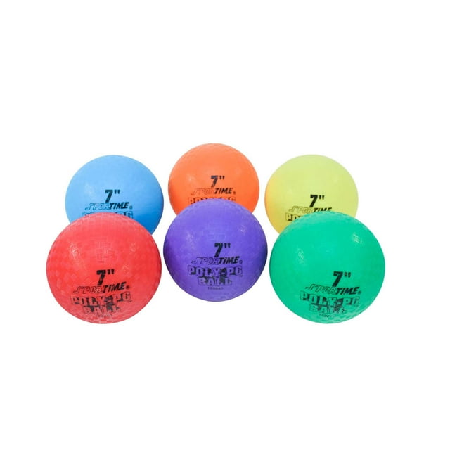 Sportime Poly PG Gradeball Set, 7 Inches, Set of 6 - Walmart.com