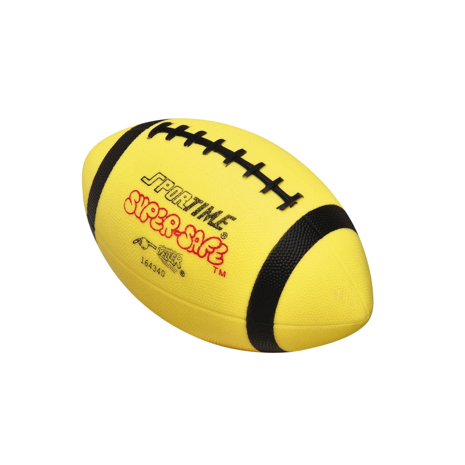 Sportime Super-Safe Junior Football, Size 9, Yellow, Softer Foamed ...