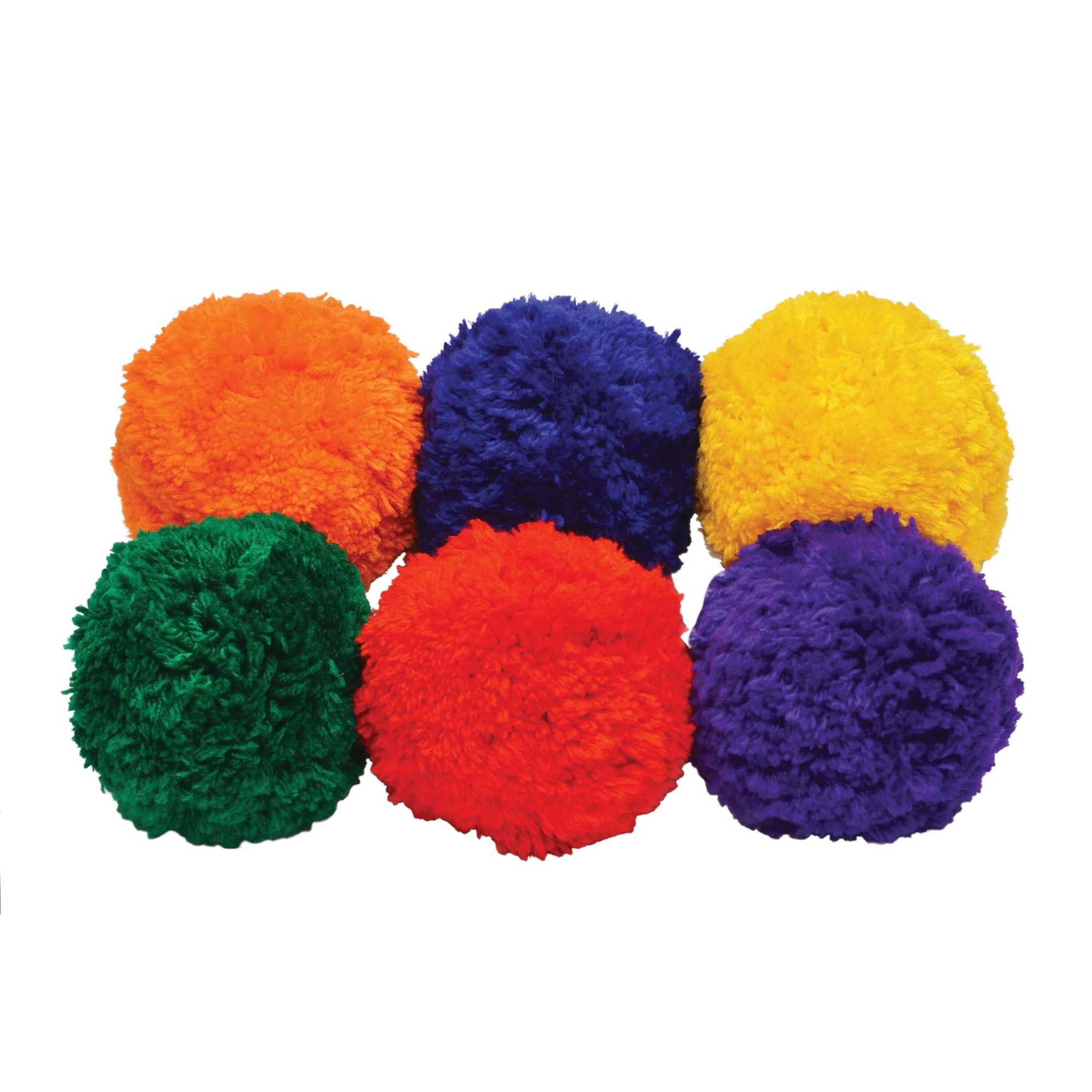Sportime Yarn Balls, 4 Inches, Assorted Colors, Set of 6 - Walmart.com