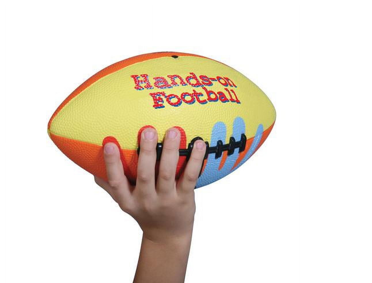 SportimeMax Hands-On Football, Size 7, Youth/Intermediate, Multi Colors ...