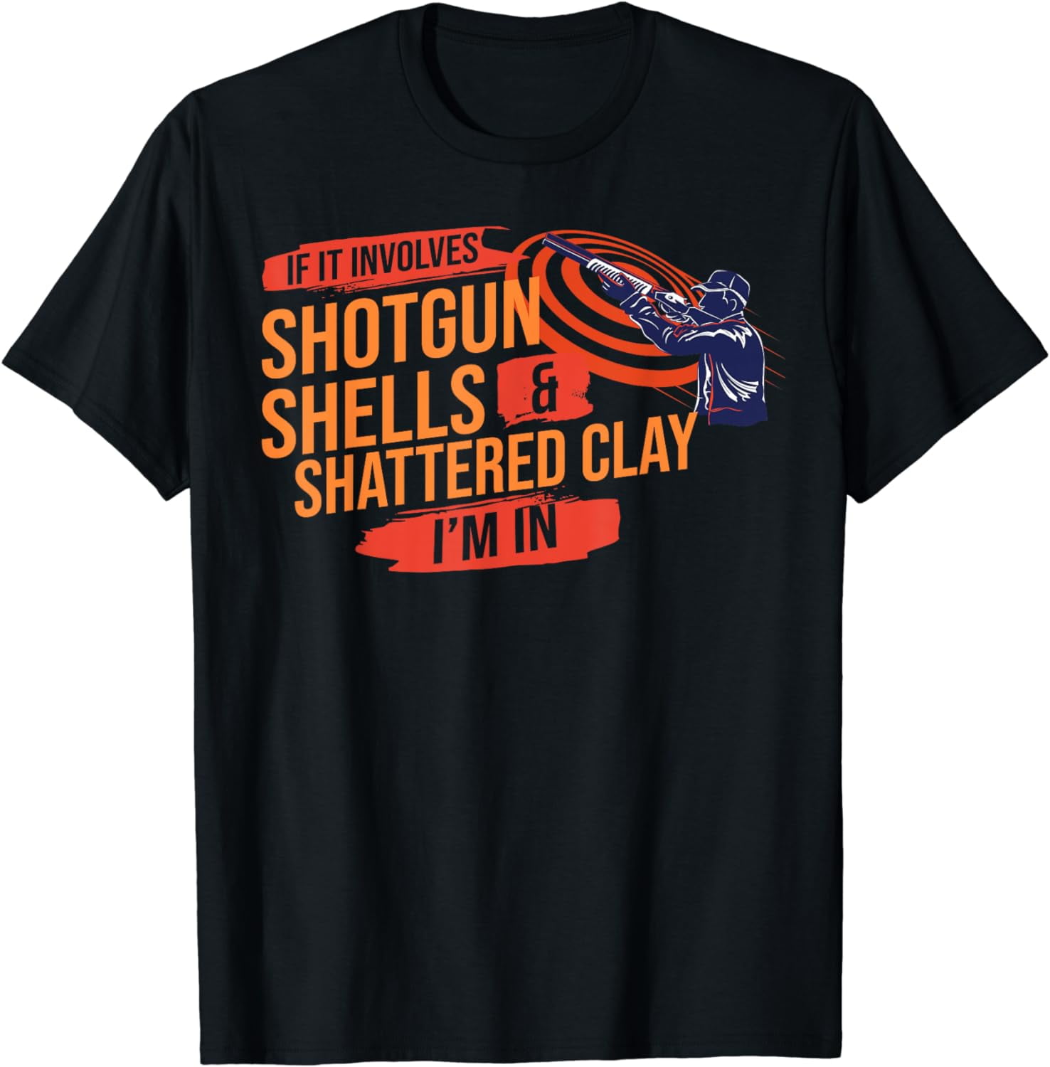 Sporting Clay Shooting Trap Skeet Shooting T-Shirt - Walmart.com