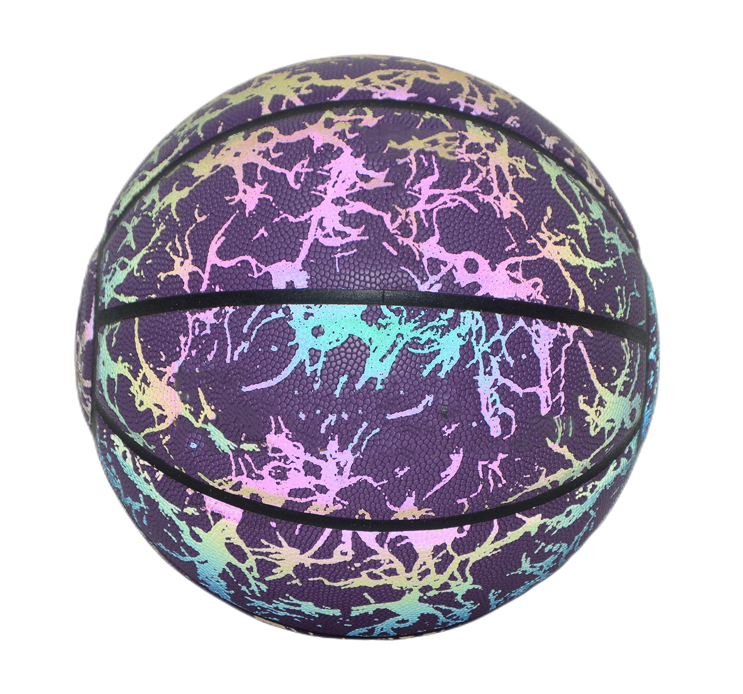 Sporting Goods Glowing Reflective Basketball Ball for Adults ...