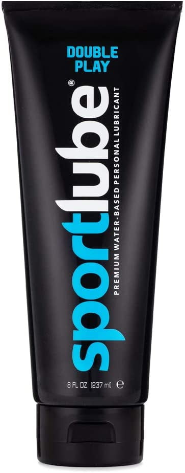 Sportlube Double Play Premium Water Based Personal Lubricant 8oz Tube