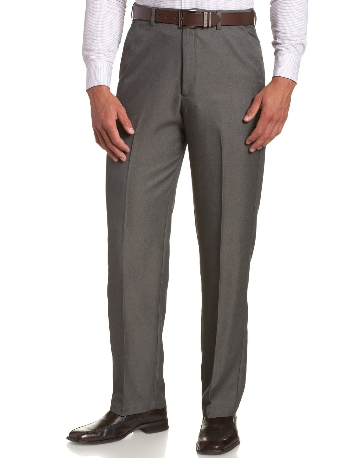 Sportoli Men's Cool Classic Fit Hidden Expandable Waist Plain Front ...