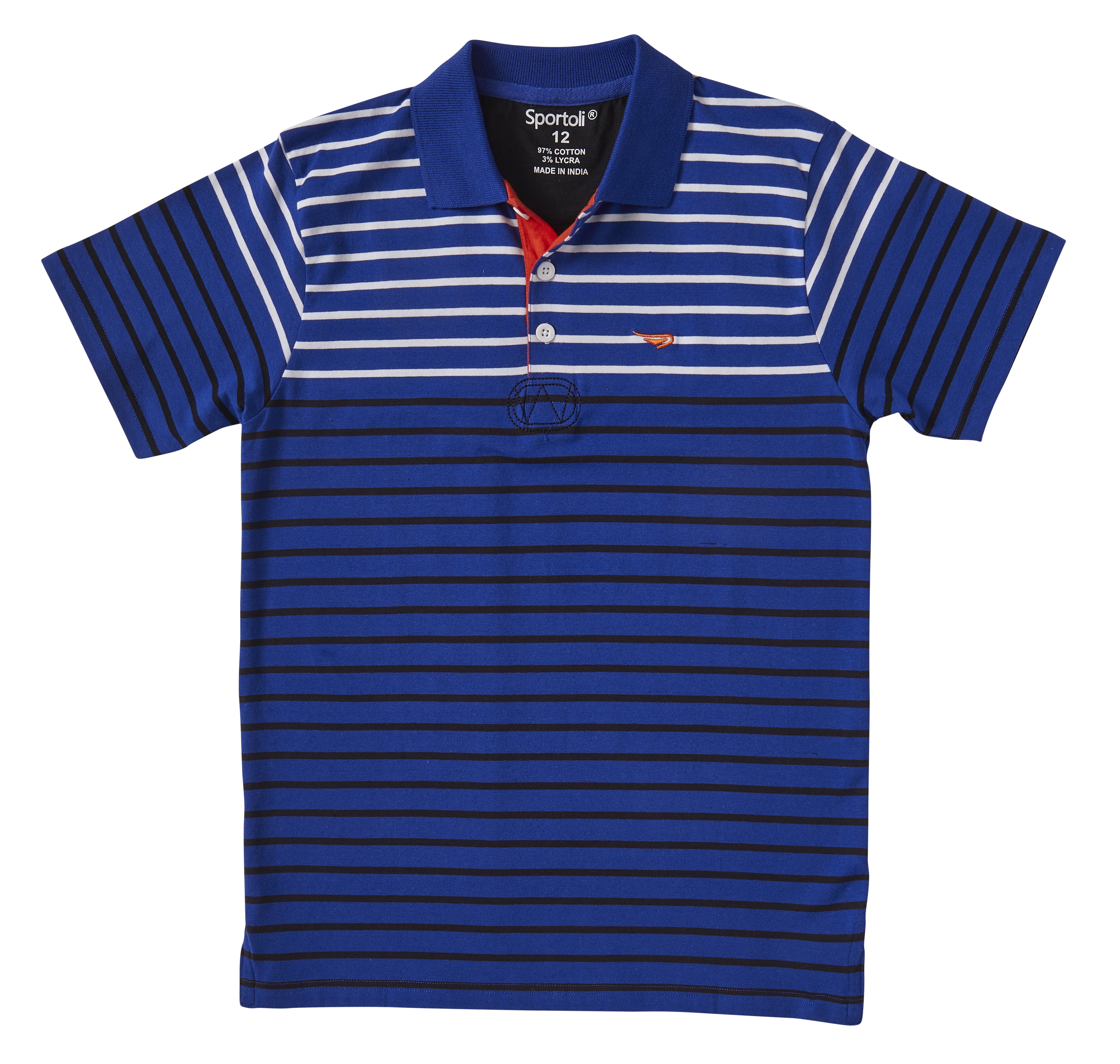 Sportoli Polo Shirts for Boys Short Sleeve Srtiped Cotton Kids Shirt ...