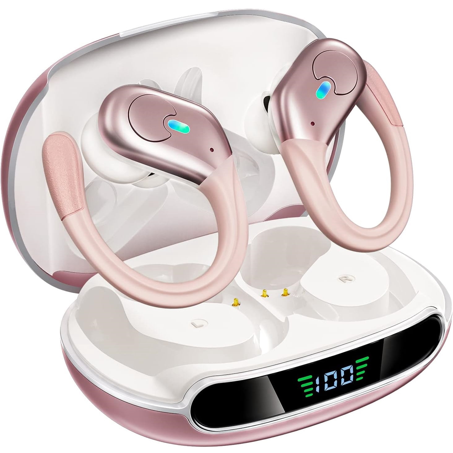 Sports 5.3 Wireless Bluetooth Headset Fashion Earhook Headphones with ...