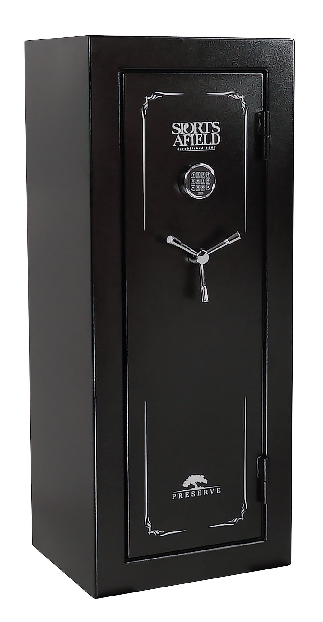 Sports Afield 24-Gun Safety Rifle Safe E-Lock Waterproof and Fireproof ...