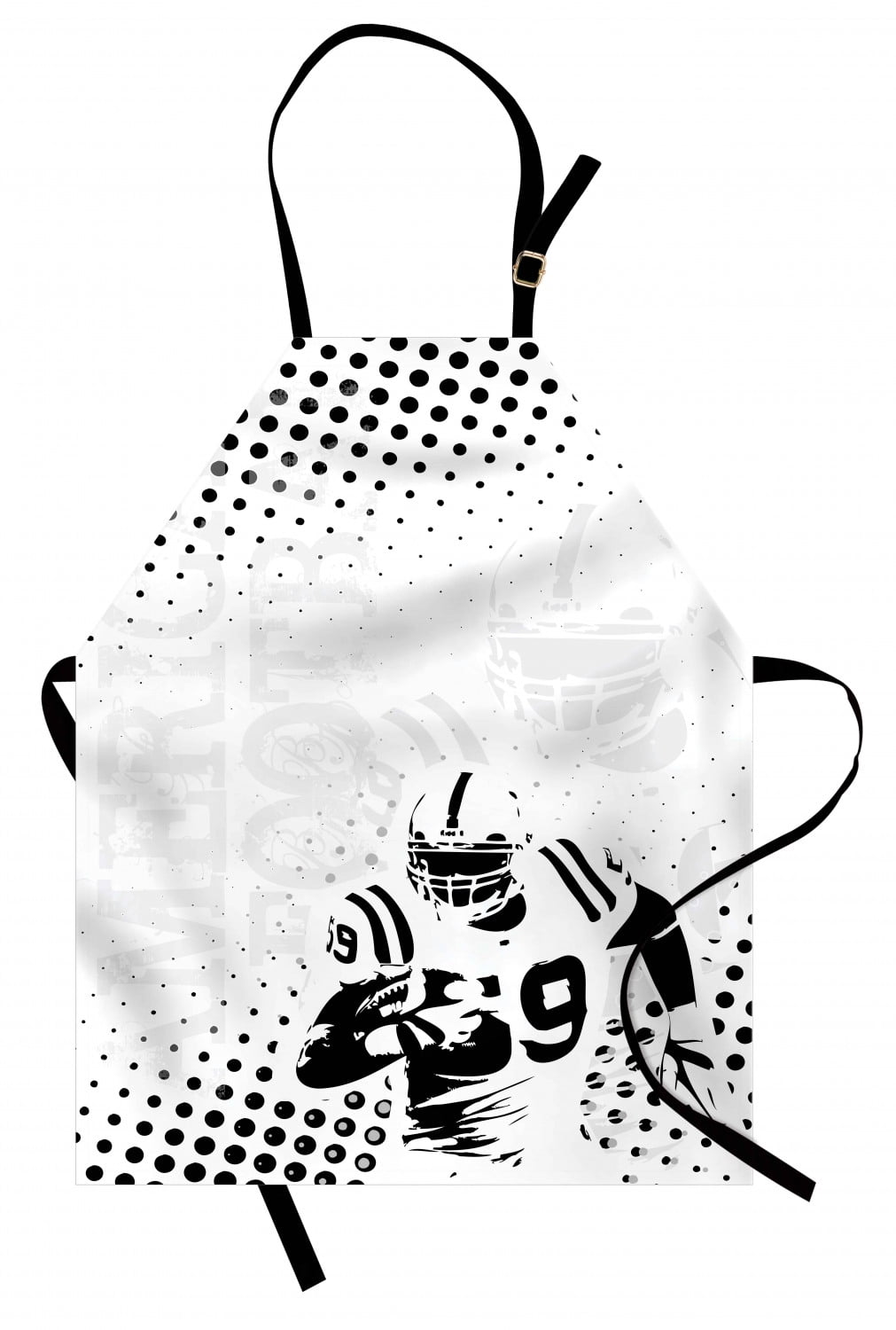 Sports Apron American Football Character Running Passing Gridiron Goal ...