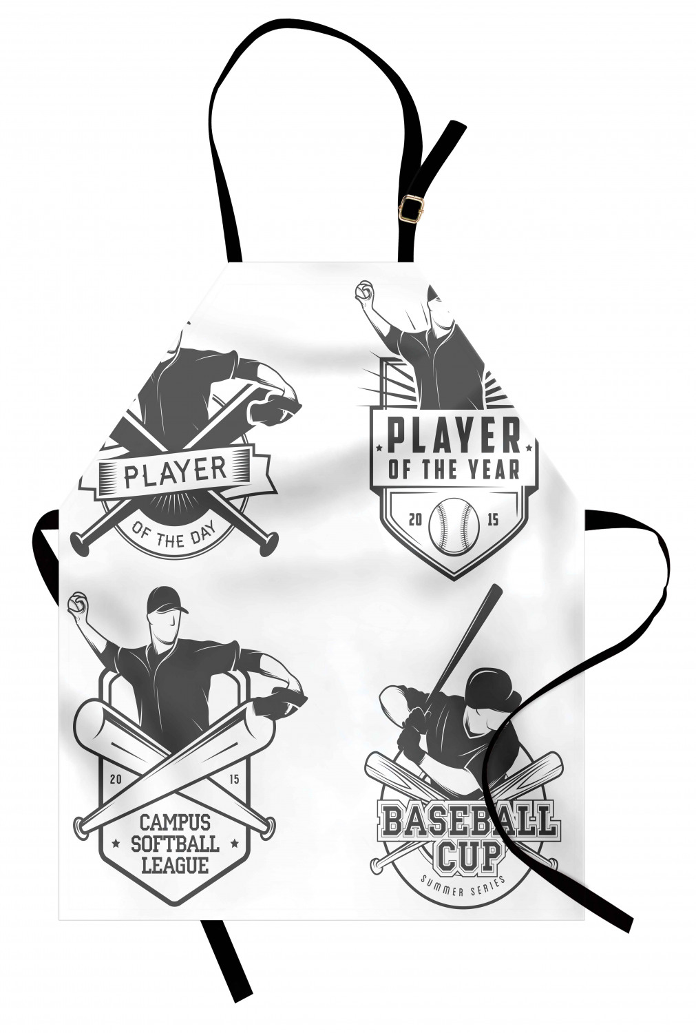 Sports Apron Vintage Baseball and Softball Labels with Championship ...