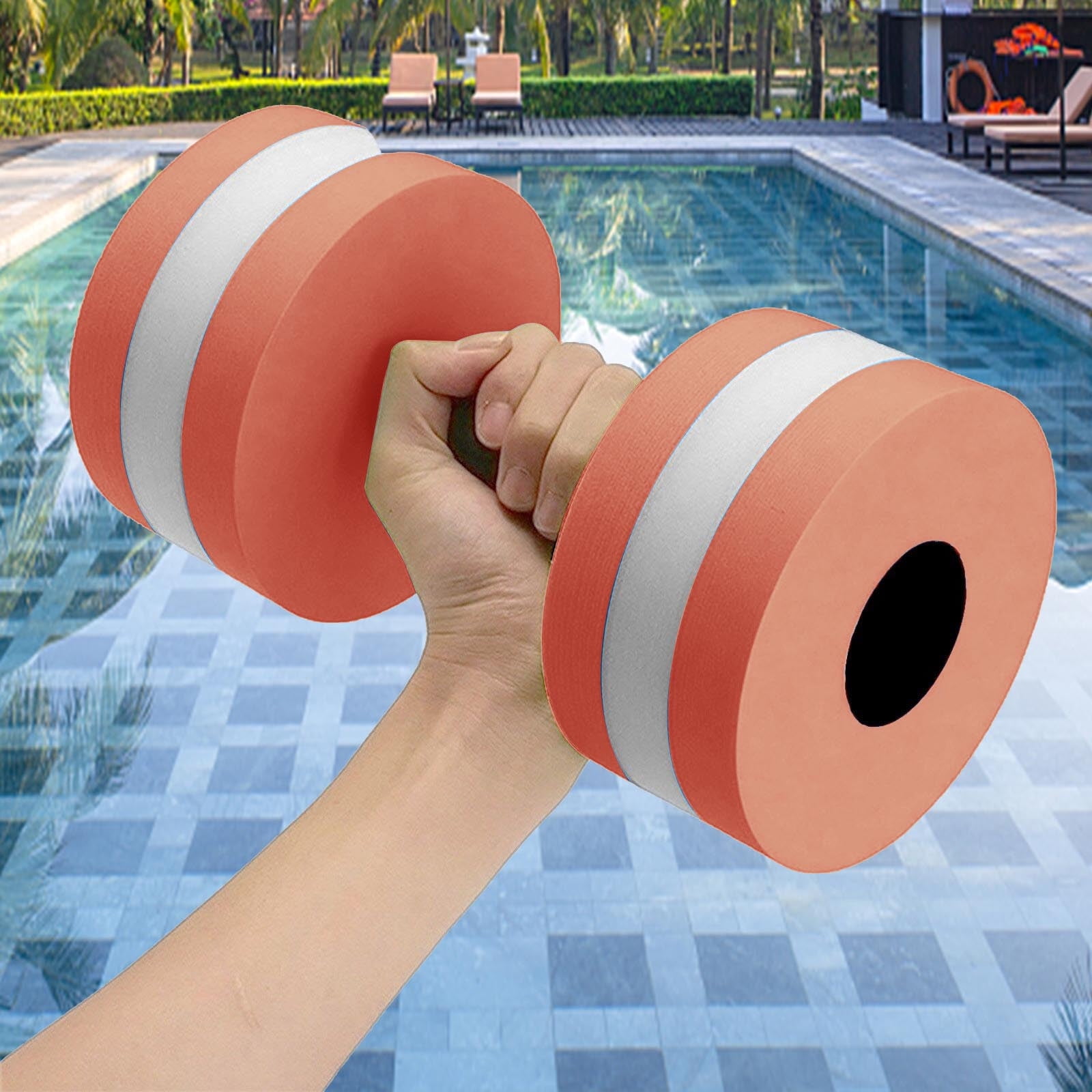 Sports Aquatic Exercise Dumbbells Aqua Fitness Barbells Exercise Hand ...