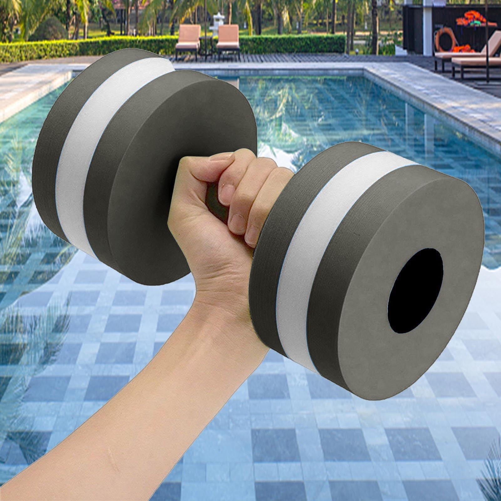 Sports Aquatic Exercise Dumbbells Aqua Fitness Barbells Exercise Hand ...