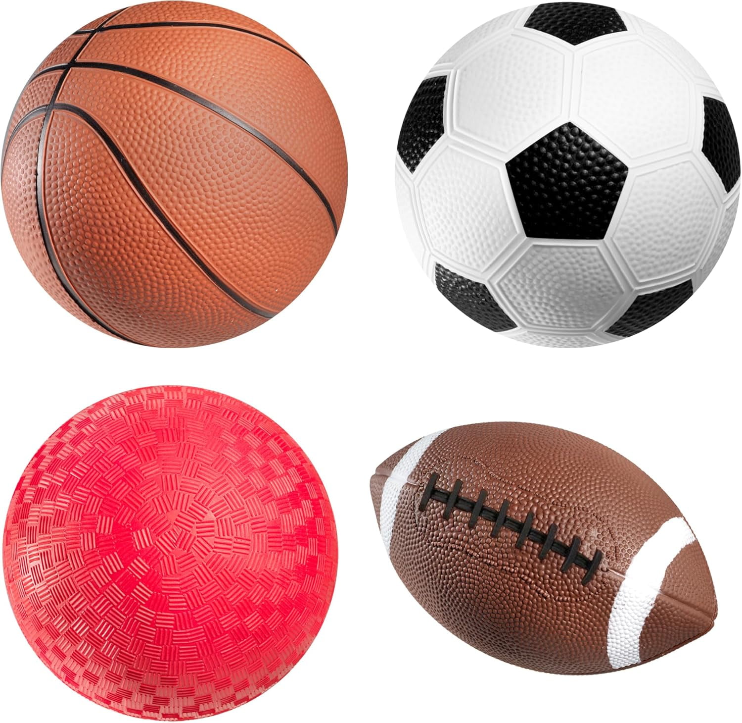 Sports Balls for Kids & Toddlers - 5" Sports Ball Set Includes Soccer ...