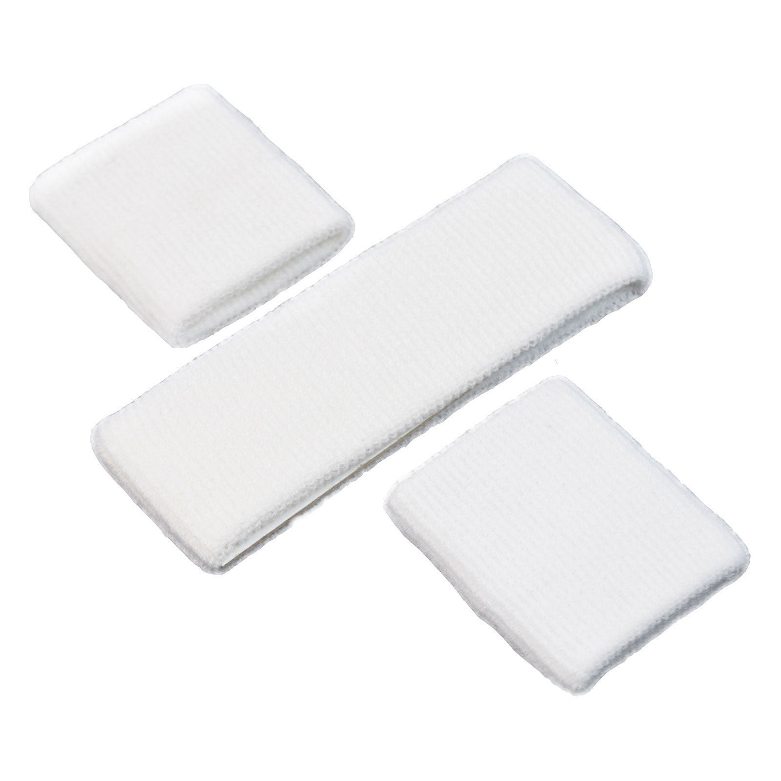 Sports Bands Head Band Wrist Bands Sweatbands 1 Set 3-Piece in 5 styles ...