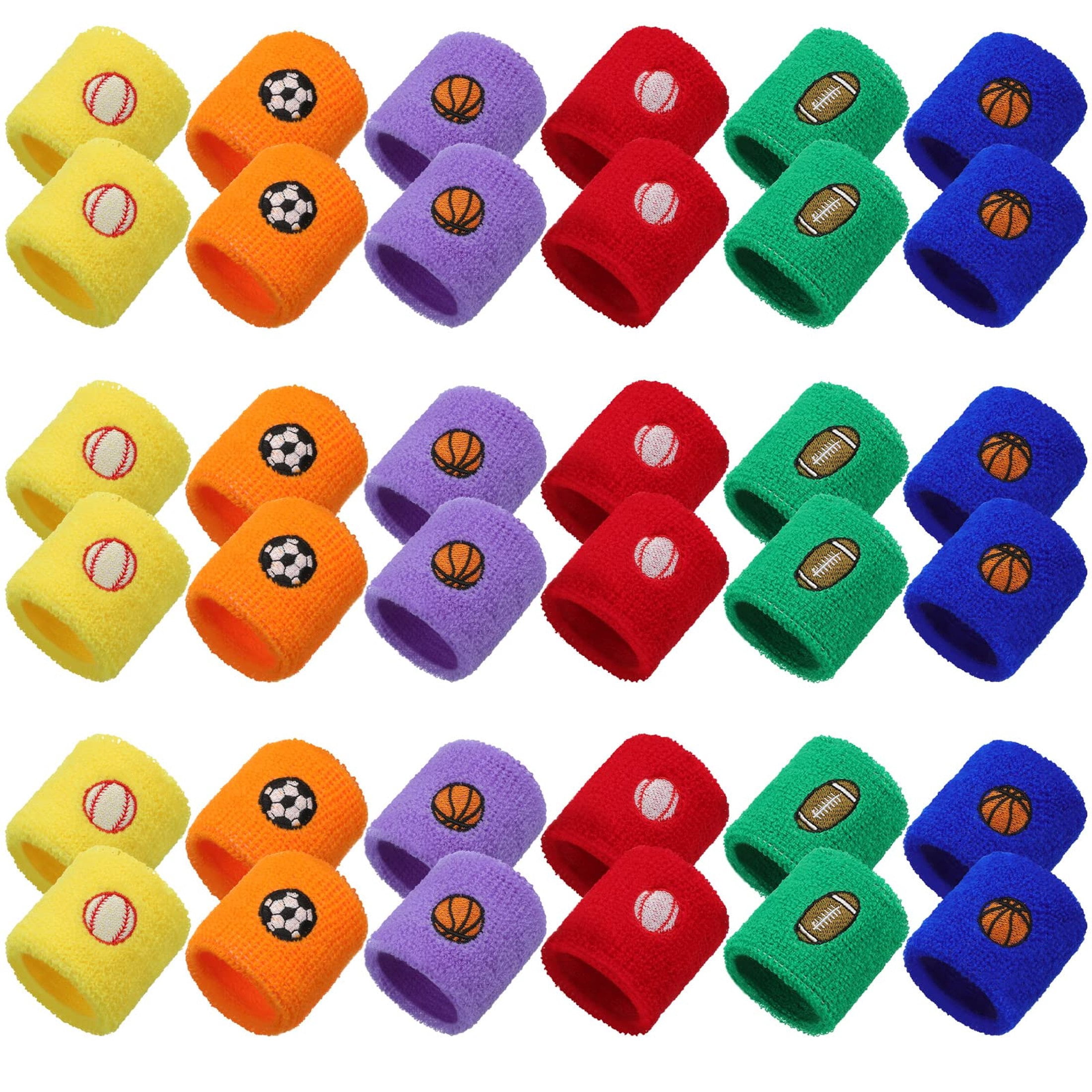 Sports Bandz - 36 Piece Kids Sports Themed Birthday Party Wristbands ...