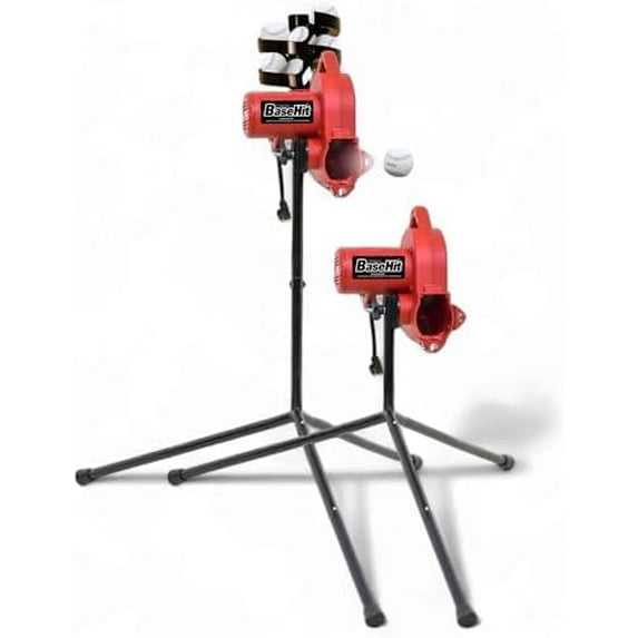 Sports Base Hit Lite Adjustable Baseball Pitching Machine – 45 MPH ...
