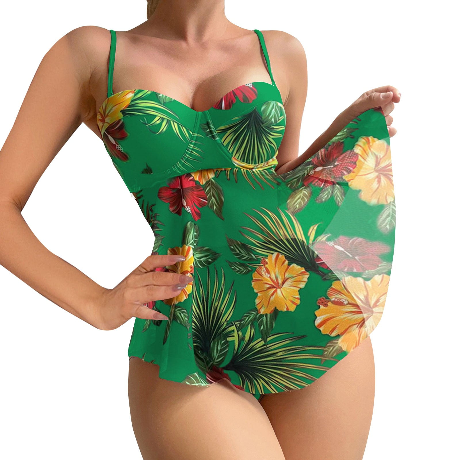 Sports Bathing Suits For Women Bathing Suit Women One Shoulder Swim Top