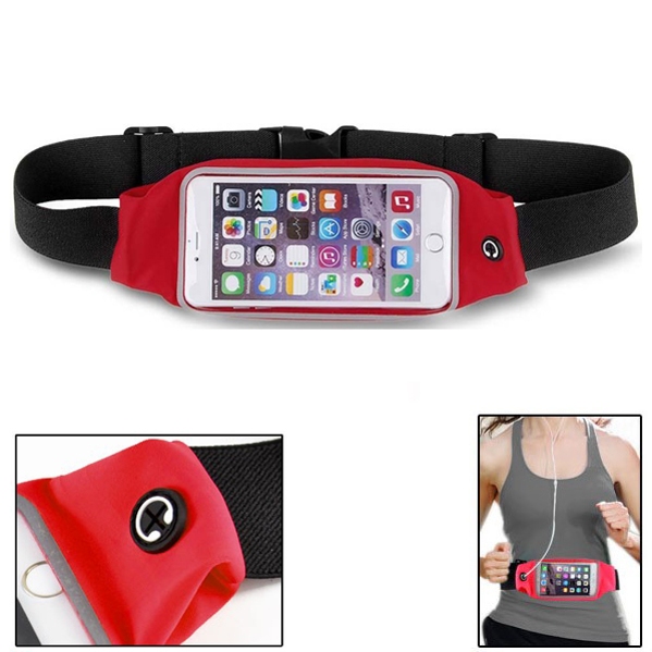 Sports Belt Band Running Waist Bag Gym Workout Case Cover W8P for ZTE ...