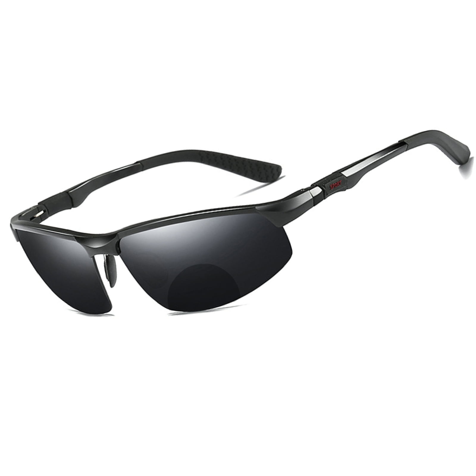 Sports Bifocal Reading Sunglasses Men Wrap Around UV 400 Protection ...