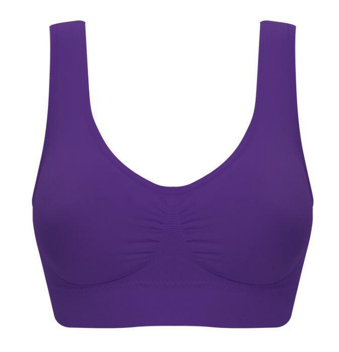 Sports Bra No Chest Pad No Steel Rings Large Size Vest Women Single ...