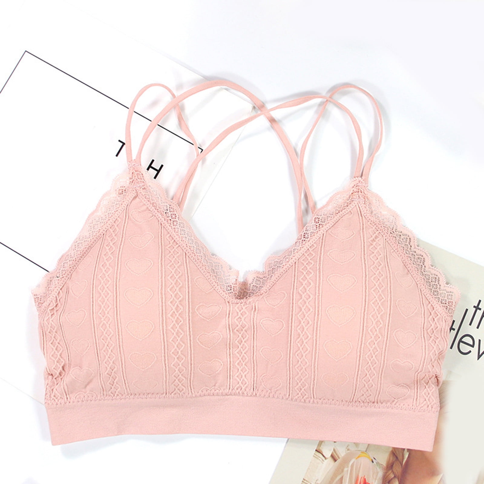 Sports Bra No Wire Comfort Sleep Bra Workout Activity Bras With ...