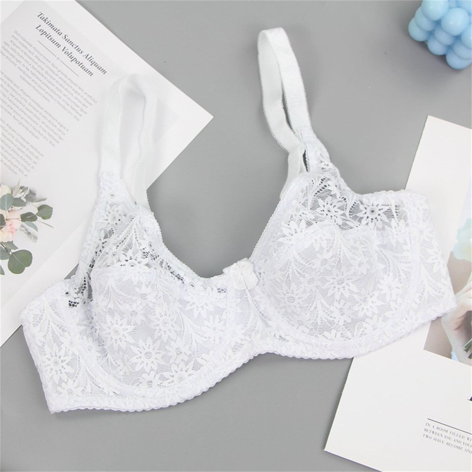Sports Bra Plus Size Bras Bralette Crop Top Underwear Strapless Lace ...